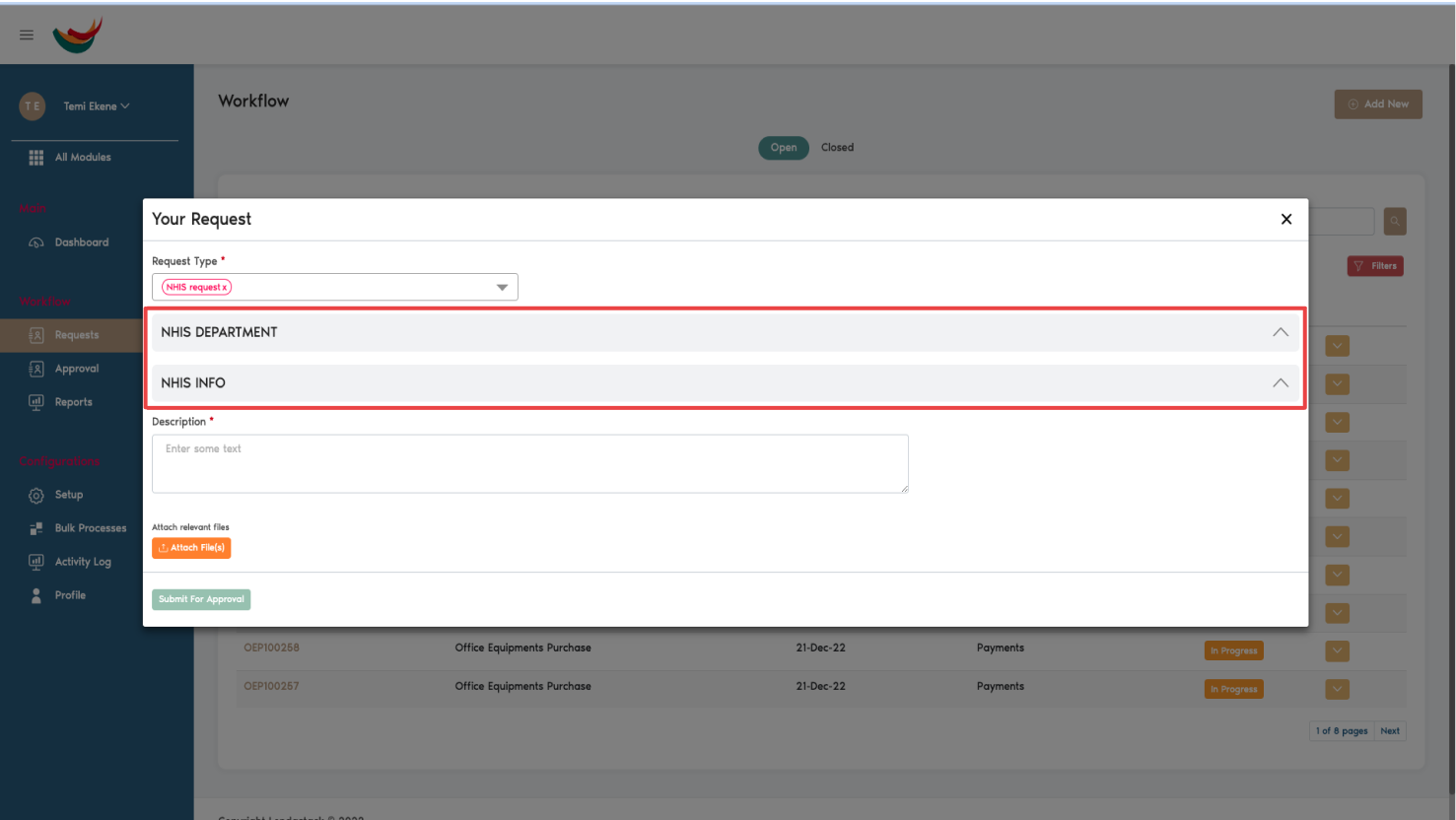 Request – Lendastack Knowledge base