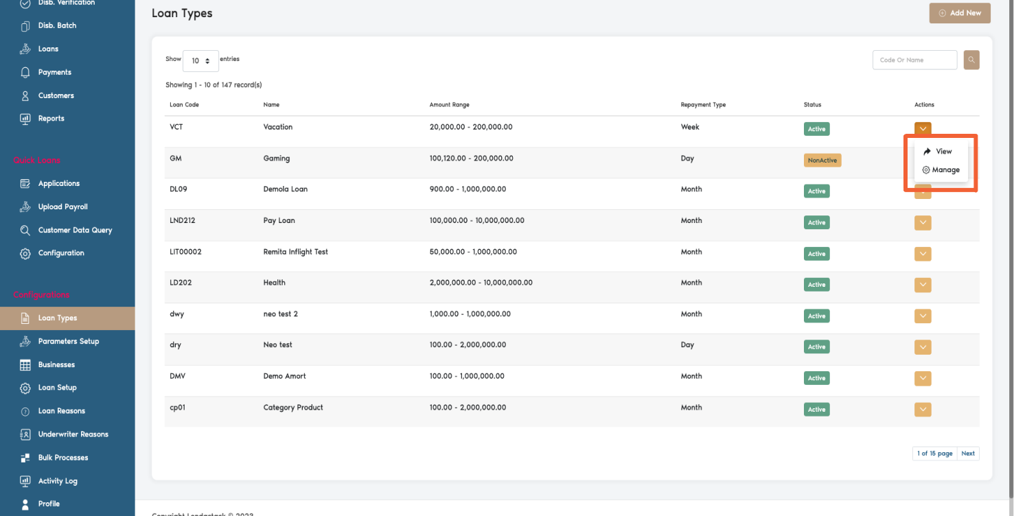 Loan Types – Lendastack Knowledge base