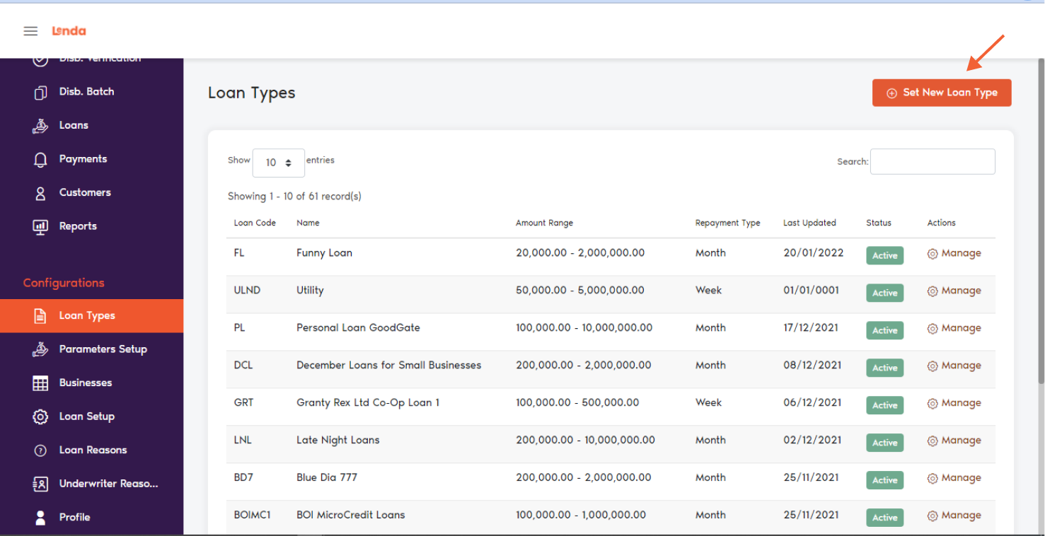 Loan Types – Lendastack Knowledge base