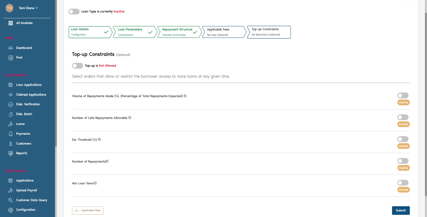 Loan Types – Lendastack Knowledge base