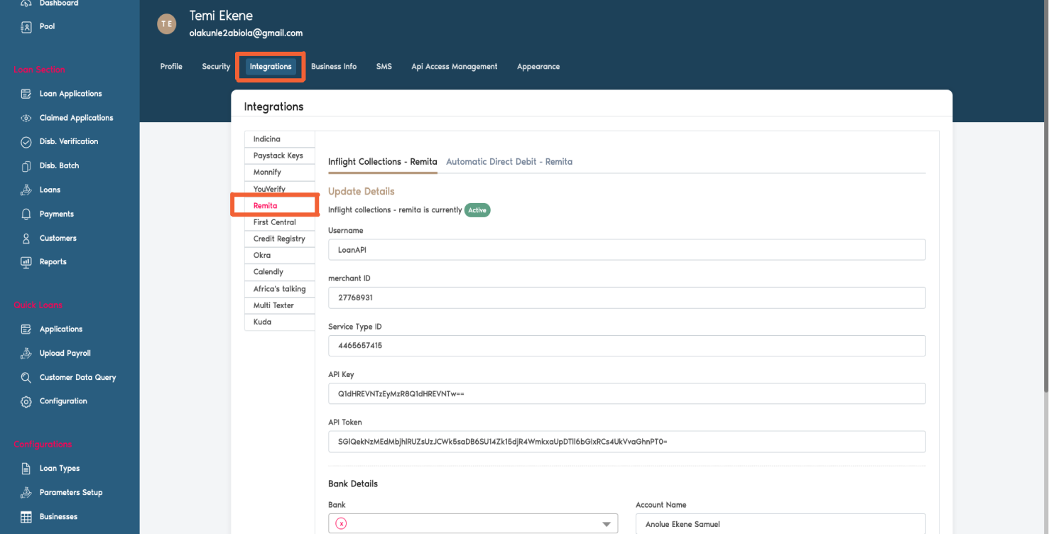 Integration – Lendastack Knowledge base