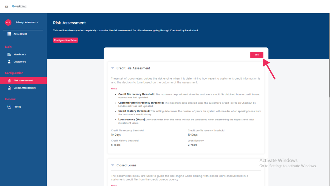 Checkout – Lendastack Knowledge base